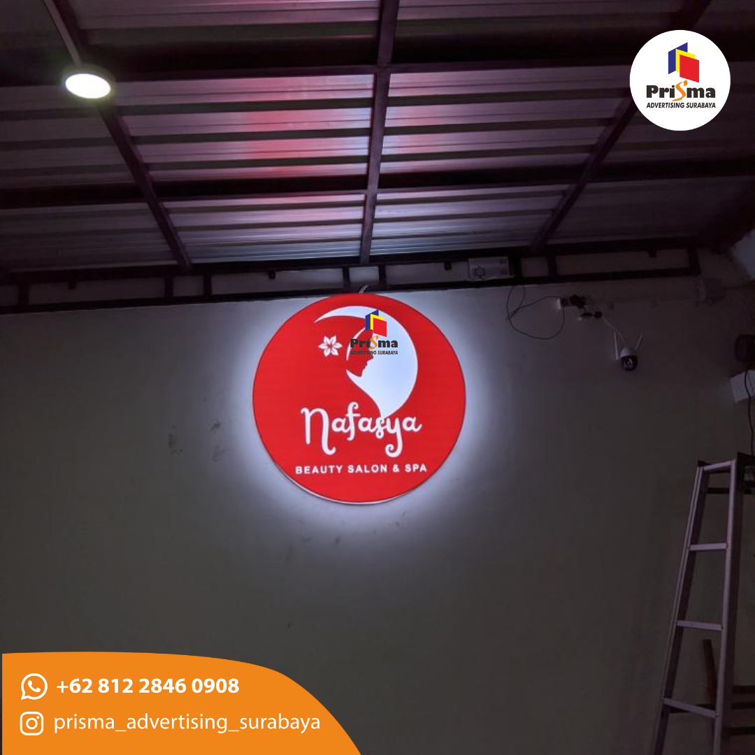 Neon Box Cutting Sticker Surabaya - Prisma Advertising Surabaya